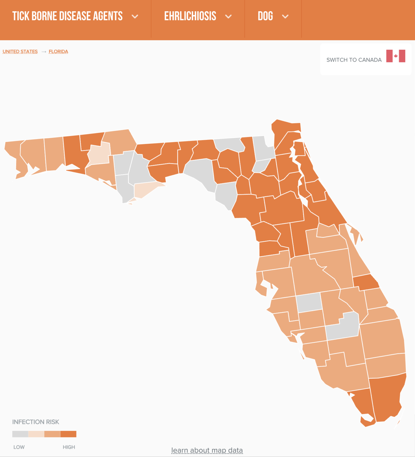 MyLymeData statistics for “low incidence” states like Florida likewise ...